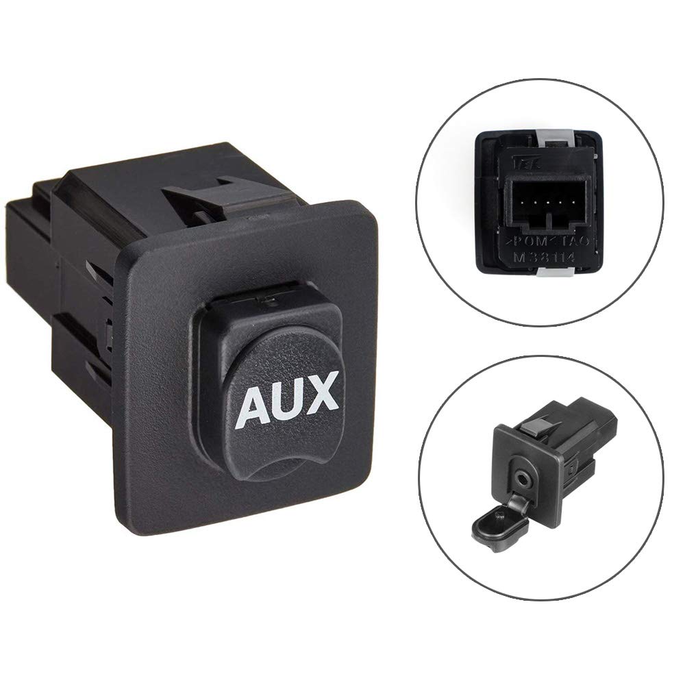 Aux Port Replacement, Auxiliary Input Jack Assembly 39112-TA0-A01 for 2009-2012 Honda Pilot, 2008-2010 Honda Accord EX, EX-L, 2011 Honda Accord LX