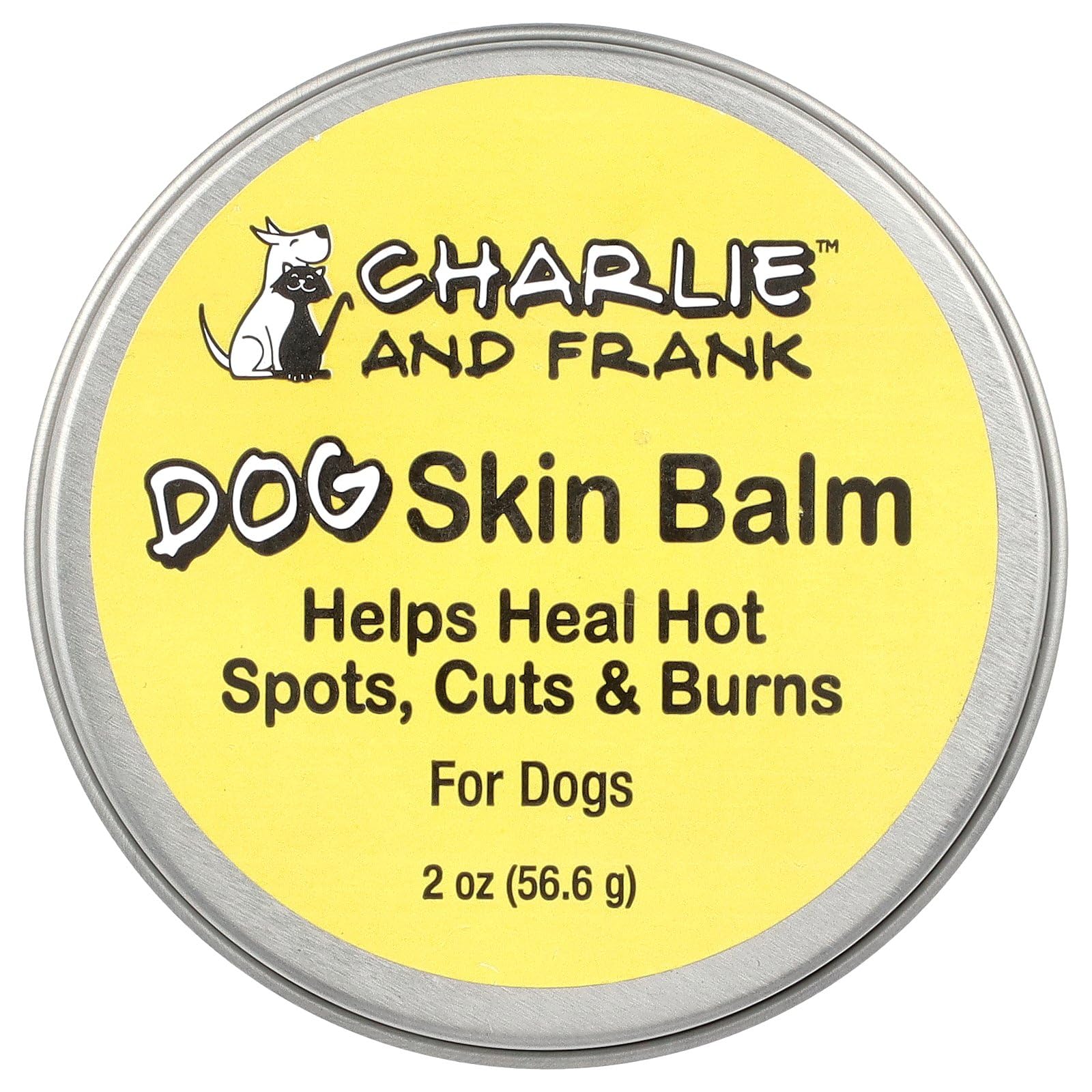 Charlie & Frank, Dog Skin Balm, Helps Heal Hot Spots, Cuts & Burns, Paraben Free, 2 oz (56.6 g)