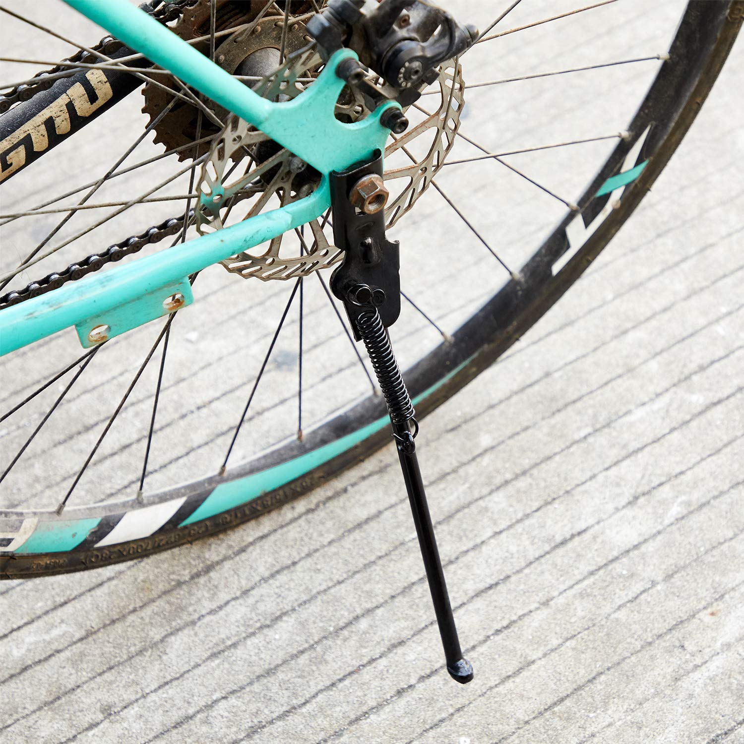 Bike Kickstand Children's Bicycle Kickstand Single-Side Stand Folding Bicycle Bracket Support Stand for Kids Bike (16 Inch)