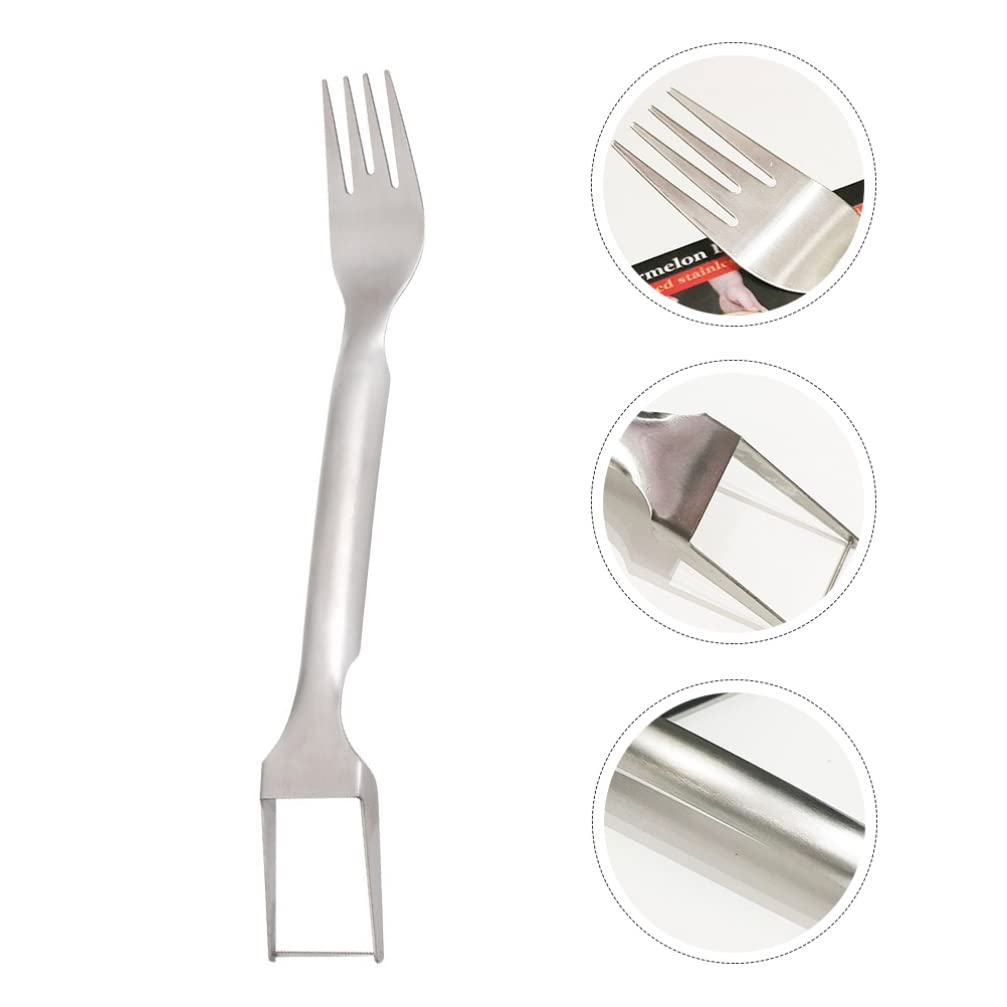 IMIKEYA 2PCS Watermelon Slicer Cutter:2-in-1 Watermelon Slicer Stainless Steel Watermelon Cutter Slicer Fruit Forks Slicer Knife for Kitchen Gadget