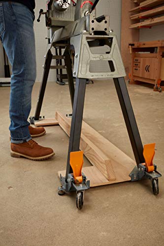 Bora Portamate Mobile Base Kit PM-1100 - Heavy Duty, Universal, Customizable, Adjustable Rolling Set, Dolly Roller Frame and Casters for Moving Equipment, Tools, Machines - 400 lb Capacity