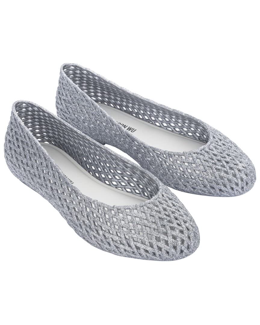 Melissa Shoes Tao + Jason Wu Silver Gliter 7 M