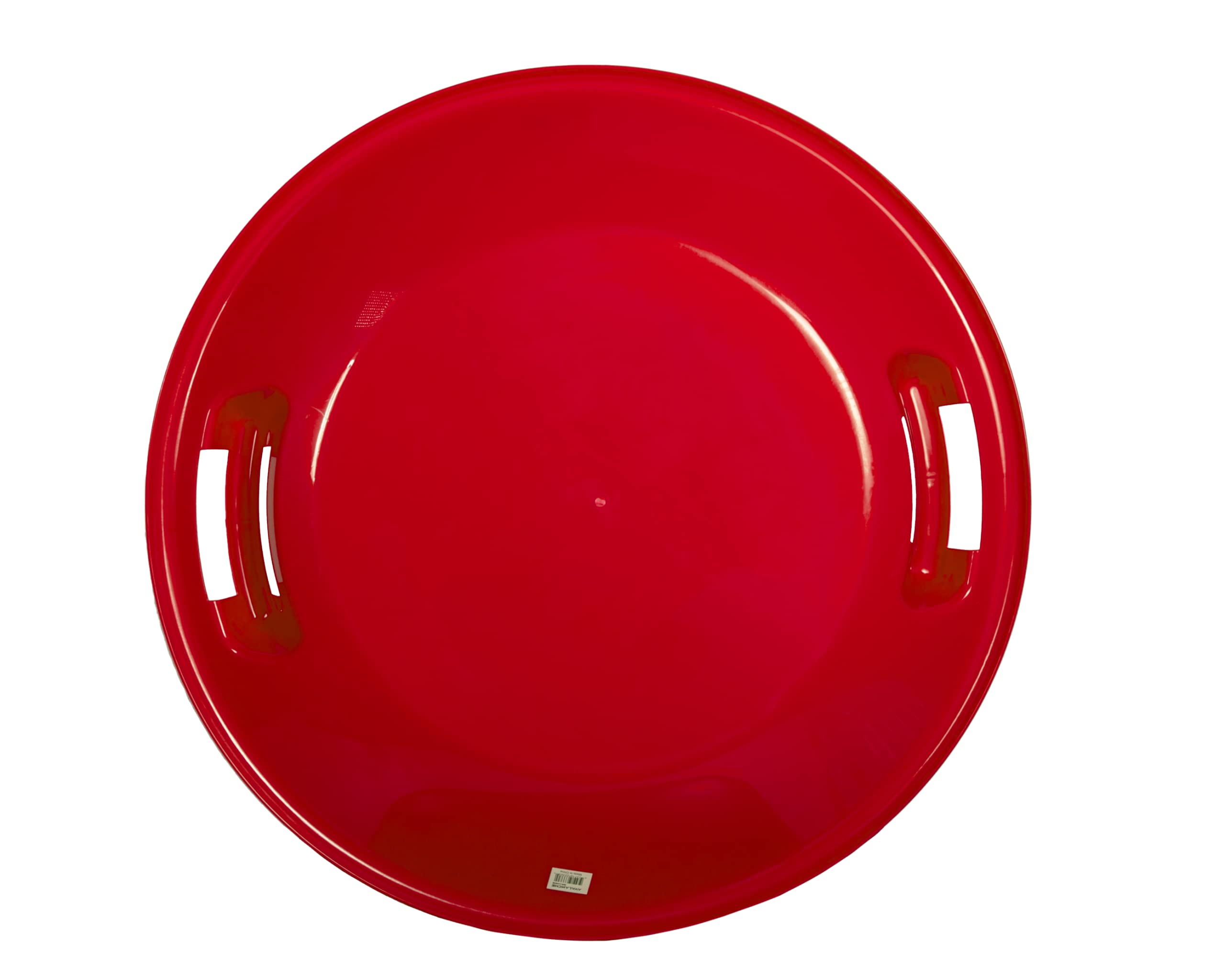 Avalanche Brands | 25" Downhill Saucer Snow Sled | Red | Durable Handles & Safe for All Ages
