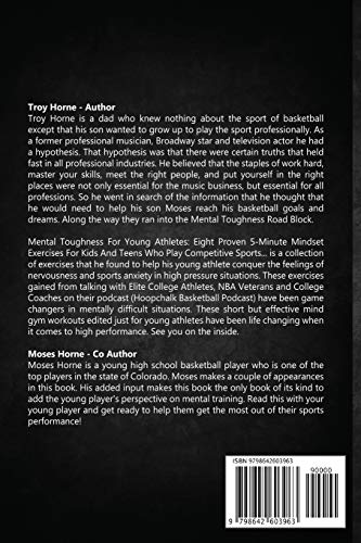 Mental Toughness For Young Athletes (Parent's Guide): Eight Proven 5-Minute Mindset Exercises For Kids And Teens Who Play Competitive Sports
