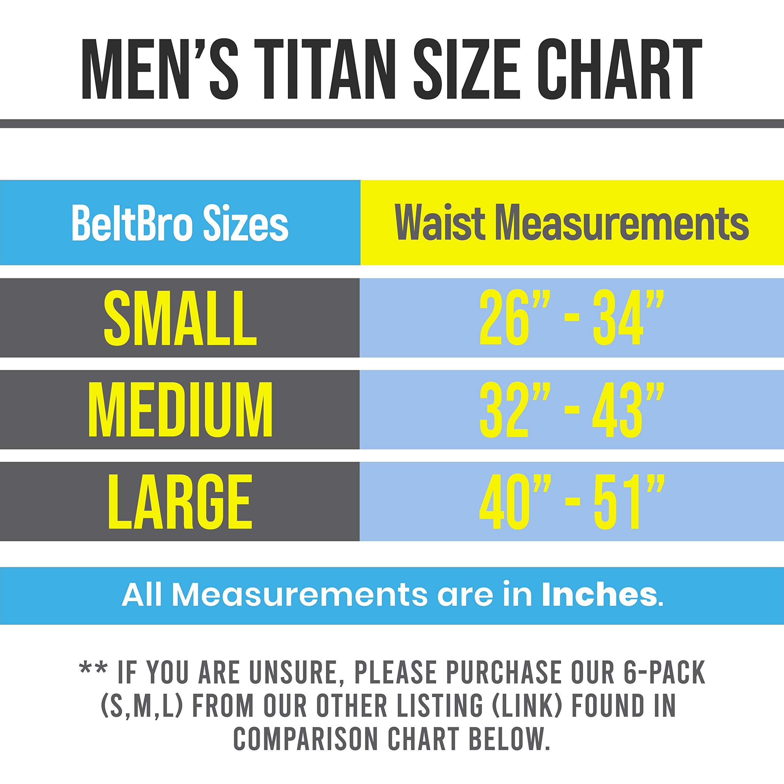 BeltBro Titan No Buckle Elastic Belt For Men β Pair of Medium Fits 1.5 Inch Belt Loops, Comfortable and Easy To Use β Guaranteed to Fit All Pants Attaches To Two Loops
