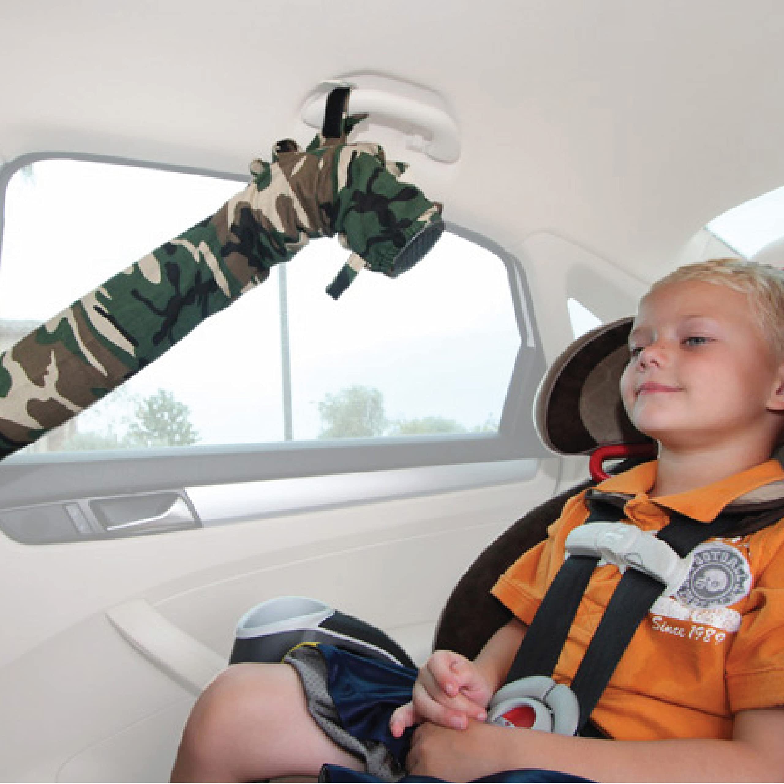 The Noggle - Making The Backseat Cool Again - Quick & Easy to Use Car Travel Accessories for a Comfy Ride Summer or Winter-Air Vent Extender Hose Directs Cool or Warm Air to Your Kids - 8ft, Lt. Blast