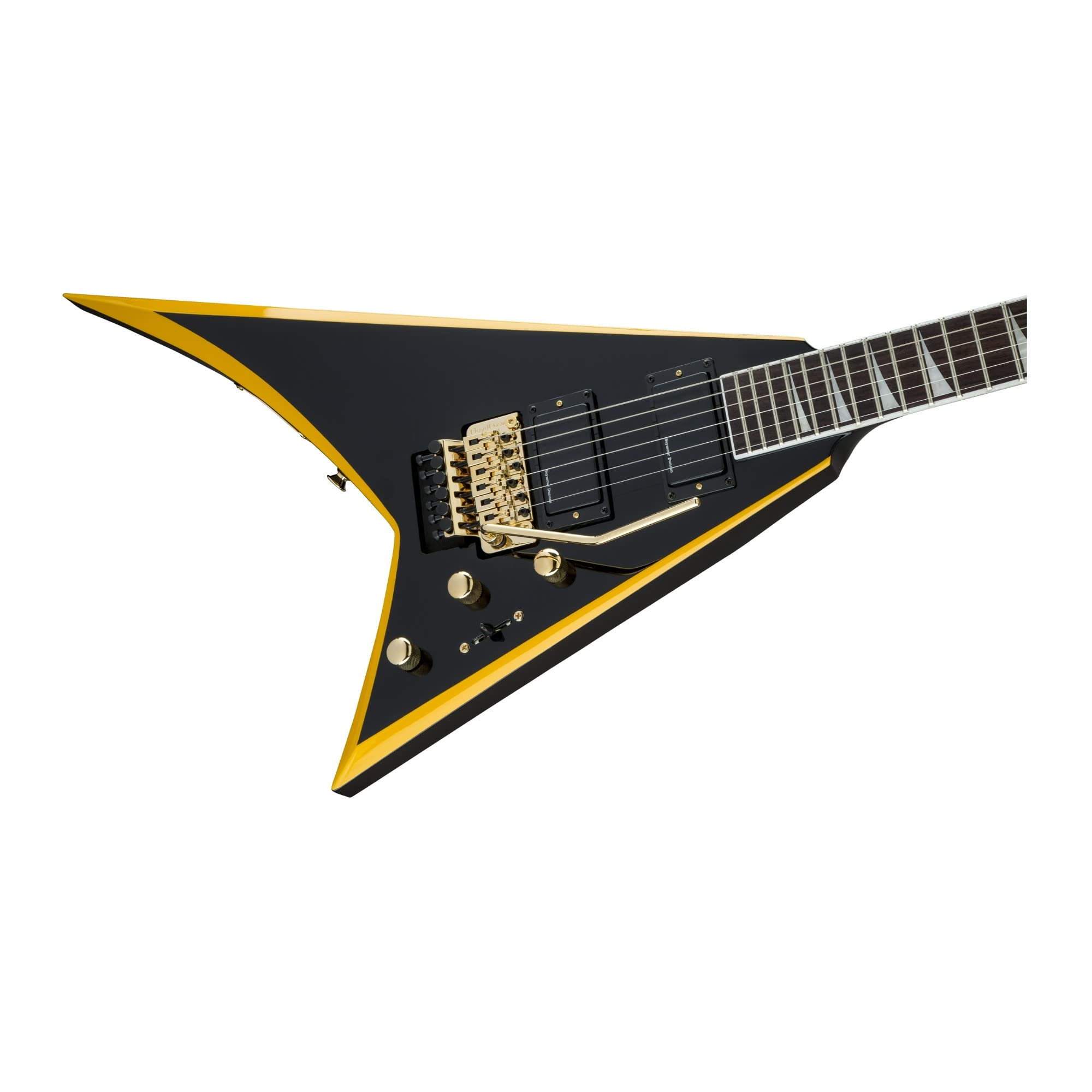 Jackson X Series Rhoads RRX24 - Black with Yellow Bevels
