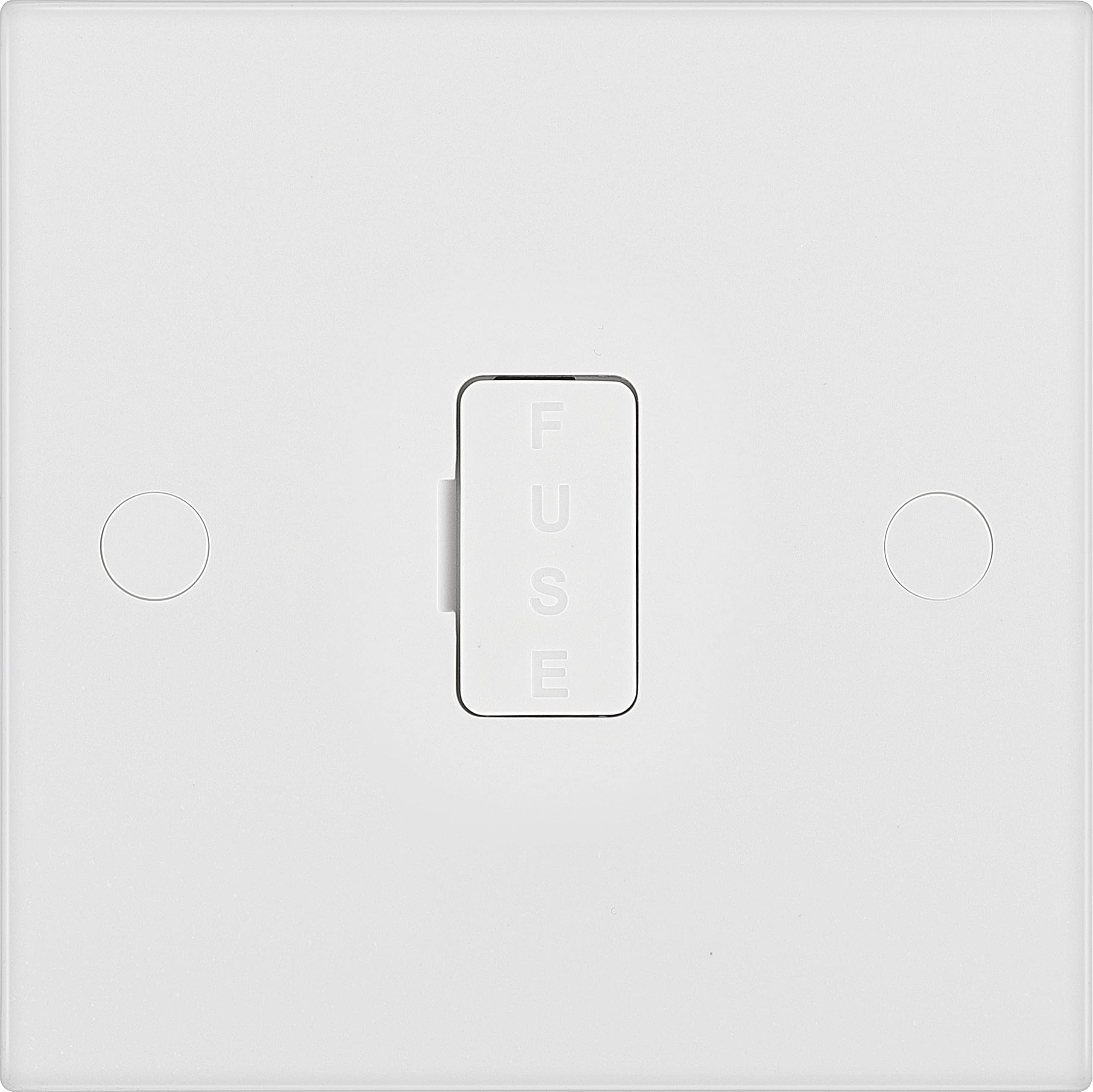 BG Electrical Unswitched Connection Unit, White Moulded, 13 Amp