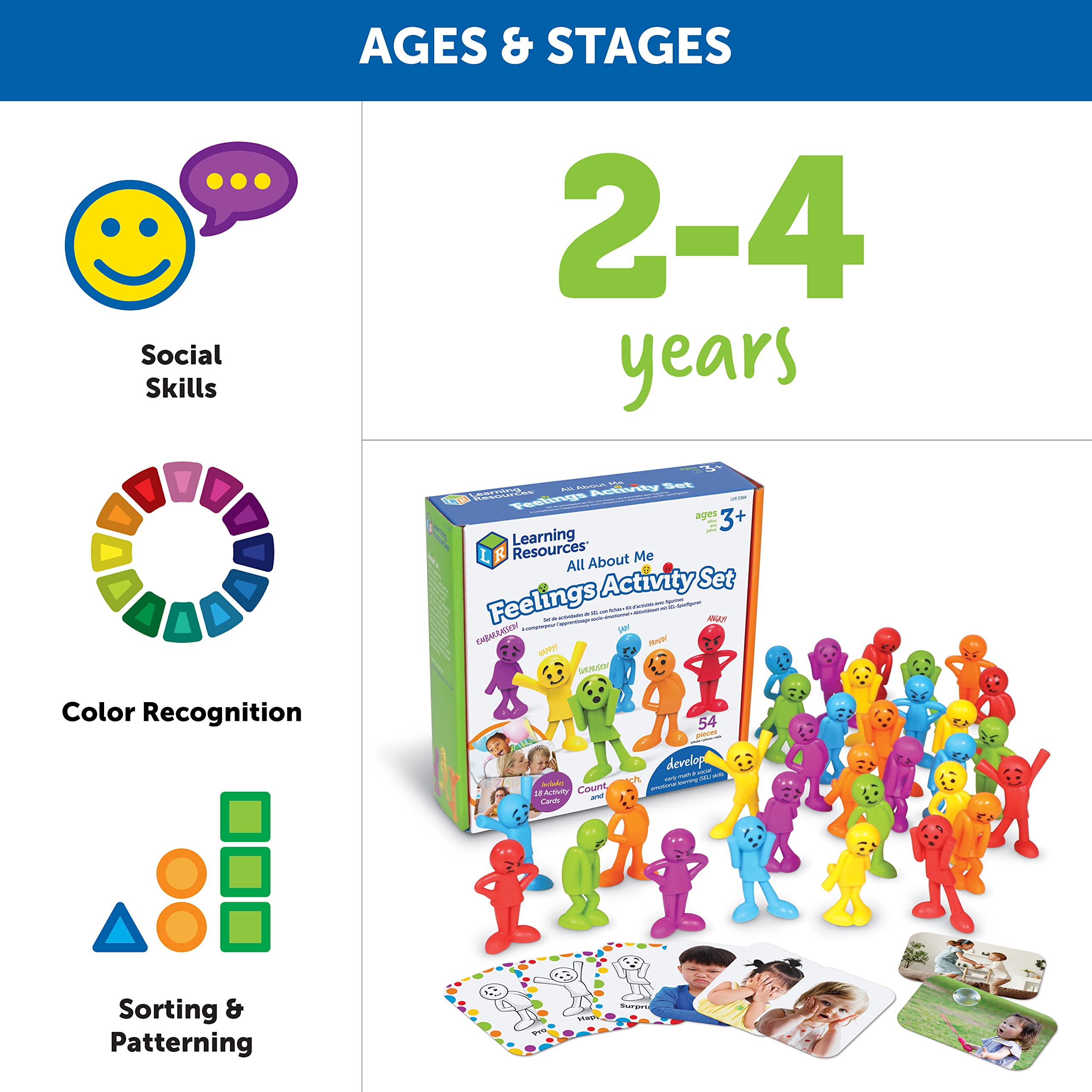 Learning Resources Feelings Friends Activity Set