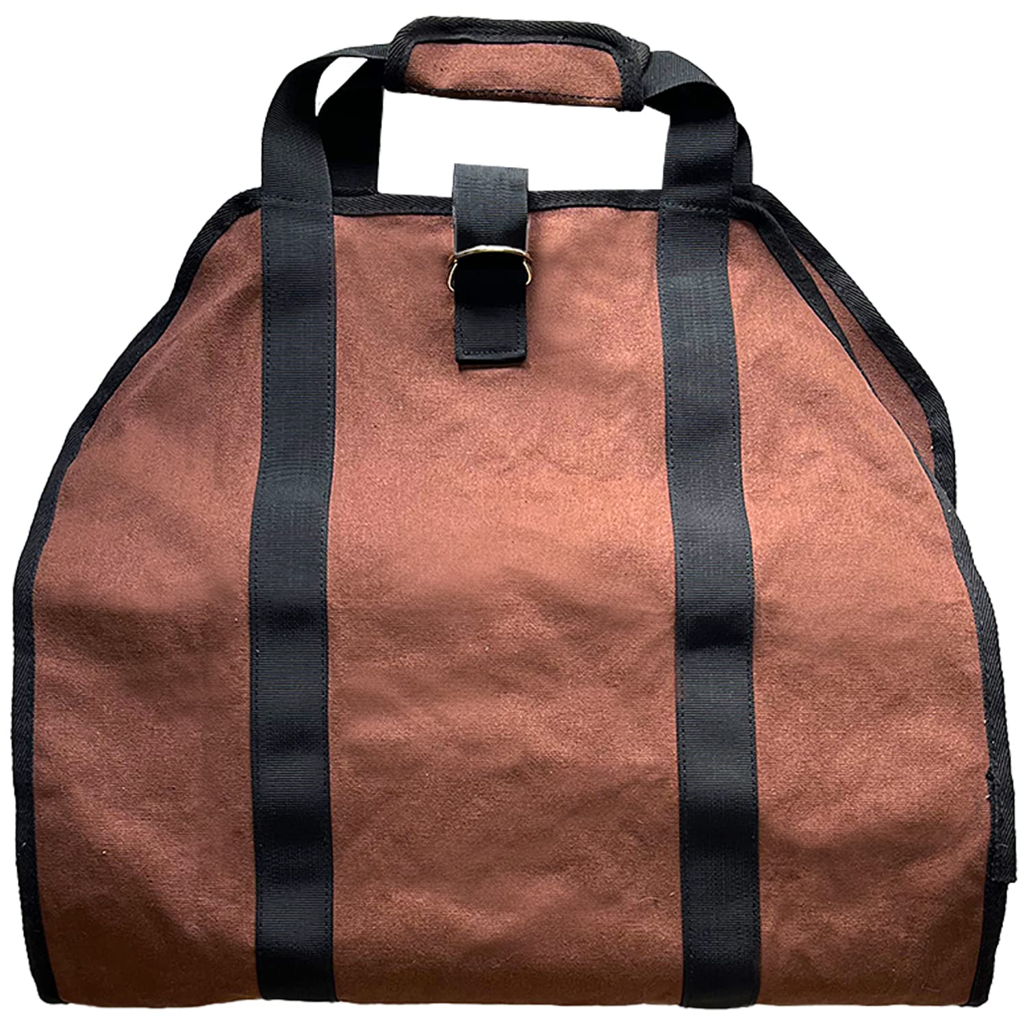 Canvas Firewood Carrier, Log Carrier Tote Bag,Durable Firewood Holder with Handles,Fireplace Wood Stove Accessories,Indoor & Outdoor Use,Perfect for Wood Hay Hauling,Camping, BBQ, Picnic,Campfire