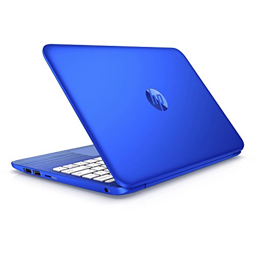HP Stream 11.6-inch Laptop PC (2016 Model) with 1 Year Office 365 Personal, Intel Celeron N3050 1.6GHz, 2GB DDR3L RAM, 32GB SSD, Bluetooth, Wifi, Windows 10 (Blue)