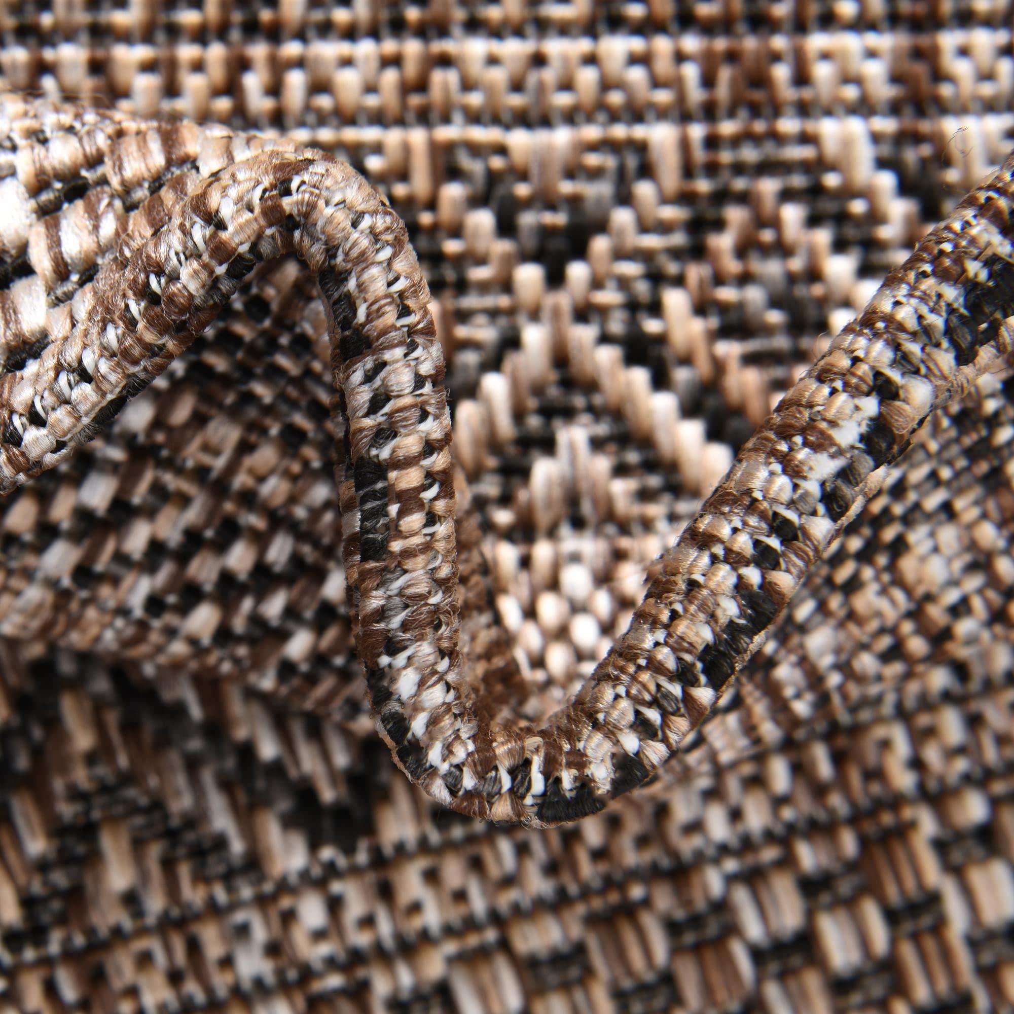 Rugs.com Outdoor Ribbon Collection Rug β 2' 2 x 3' Natural Flatweave Rug Perfect for Entryways, Kitchens, Breakfast Nooks, Accent Pieces