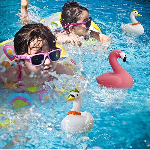 Blufree Chlorine Floater, Floating Chlorine Dispenser, Cute Animal Floating Pool Chlorinator Chlorine Basket for Chemical Tablets Fits 3 inch Tabs Bromine Holder Used for Pool Spa.