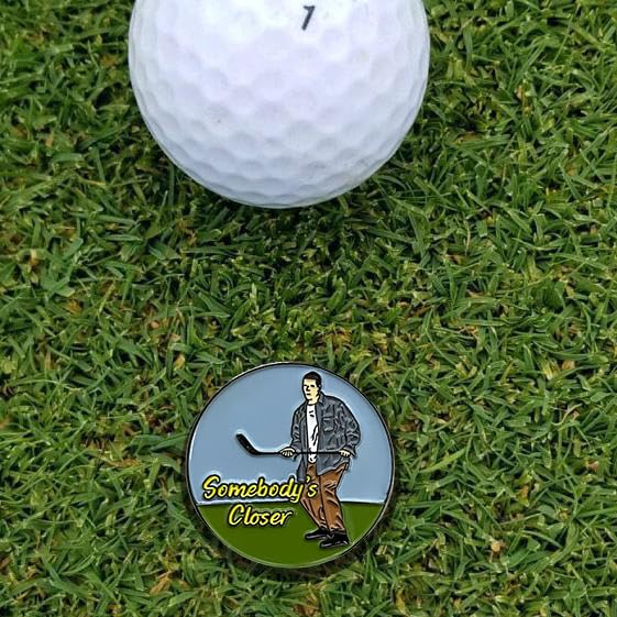 Balanced Co. Funny Golf Hat Clip with Enamel Magnetic Ball Marker (3-Pack)