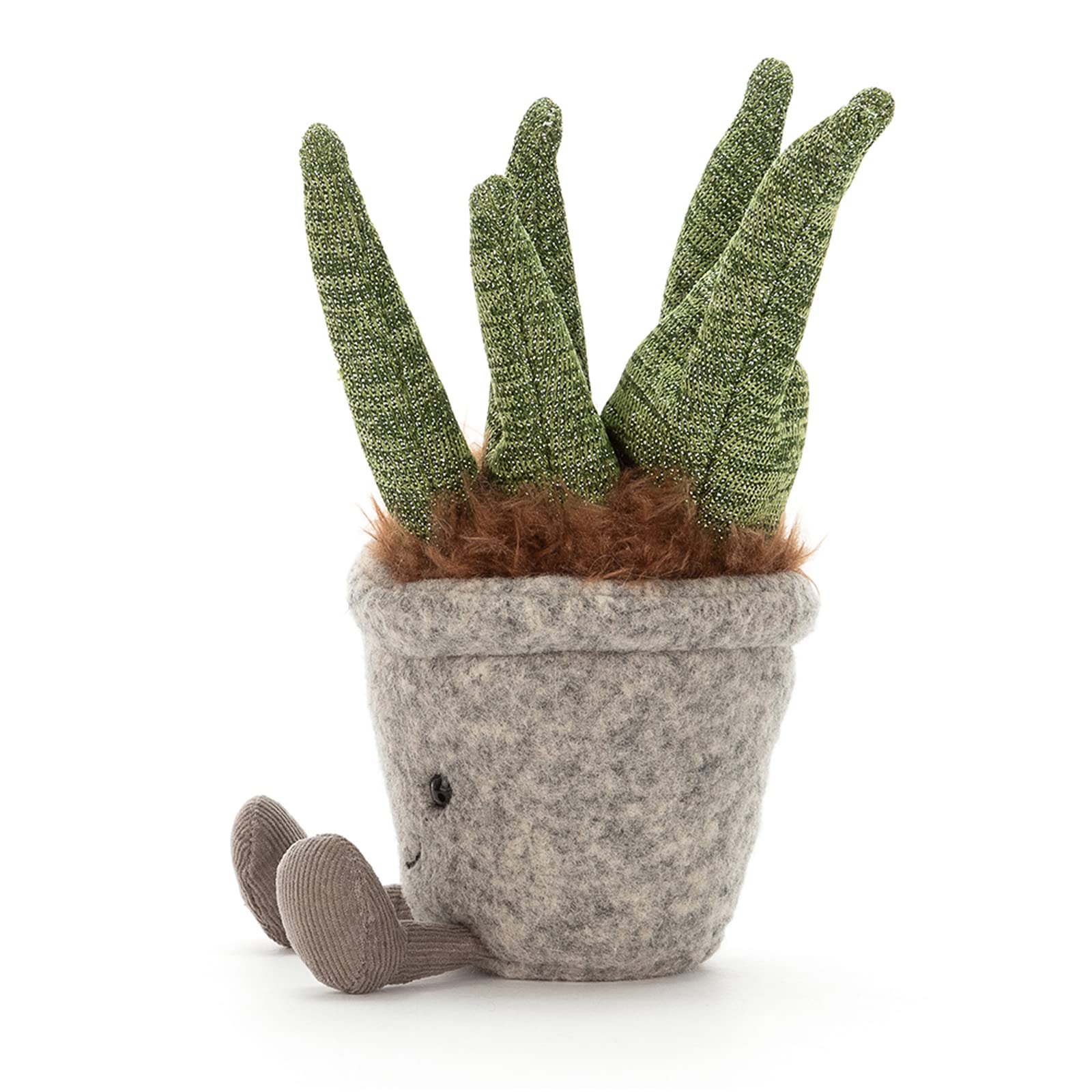 Jellycat Silly Succulent Aloe Plant Plush, 9 inches