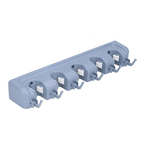Broom Holder, Neat Light Weight Mop Wall Mounted Rack Easy To Install for Garage(Type B)