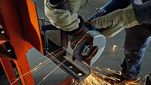 BOSCH GWS10-450 4-1/2 In. Ergonomic Angle Grinder with Slide Switch, Black