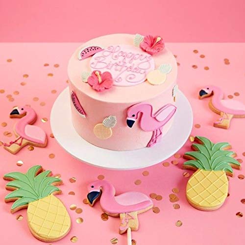 Cieovo 10 Piece Tropical Under the Sea Cookie Cutters, Hawaiian Ocean Creatures Biscuit Cutter for Biscuit, Fondant, Fruit, Bread, Summer Beach Themed Party Supplies