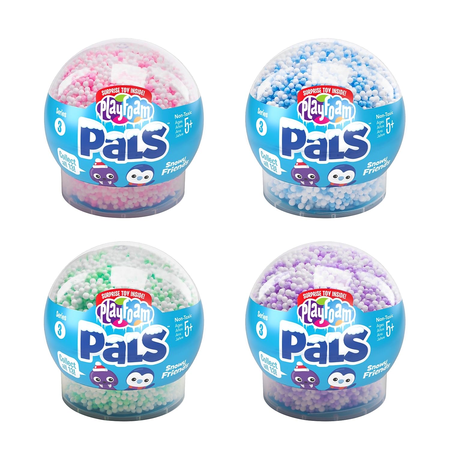 Educational Insights Playfoam Pals Snowy Friends 2-Pack, Fidget, Sensory Toy, Gift for Boys & Girls, Ages 3+