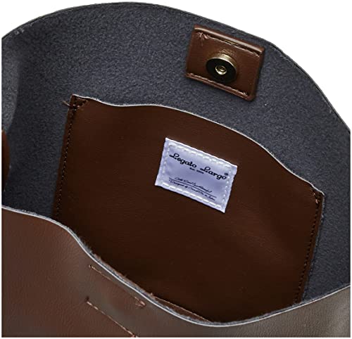 Legato Largo Lusso LG-D1091 Women's Mini Tote Bag, One Handle, Shoulder Bag, Lightweight, Brown