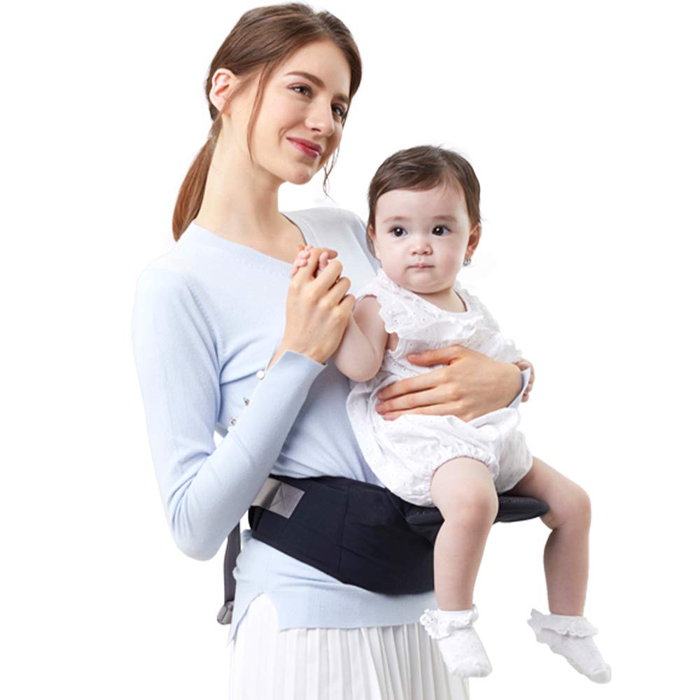 Bebefit Light Foldable Baby Hip seat Carrier (Pure Navy)