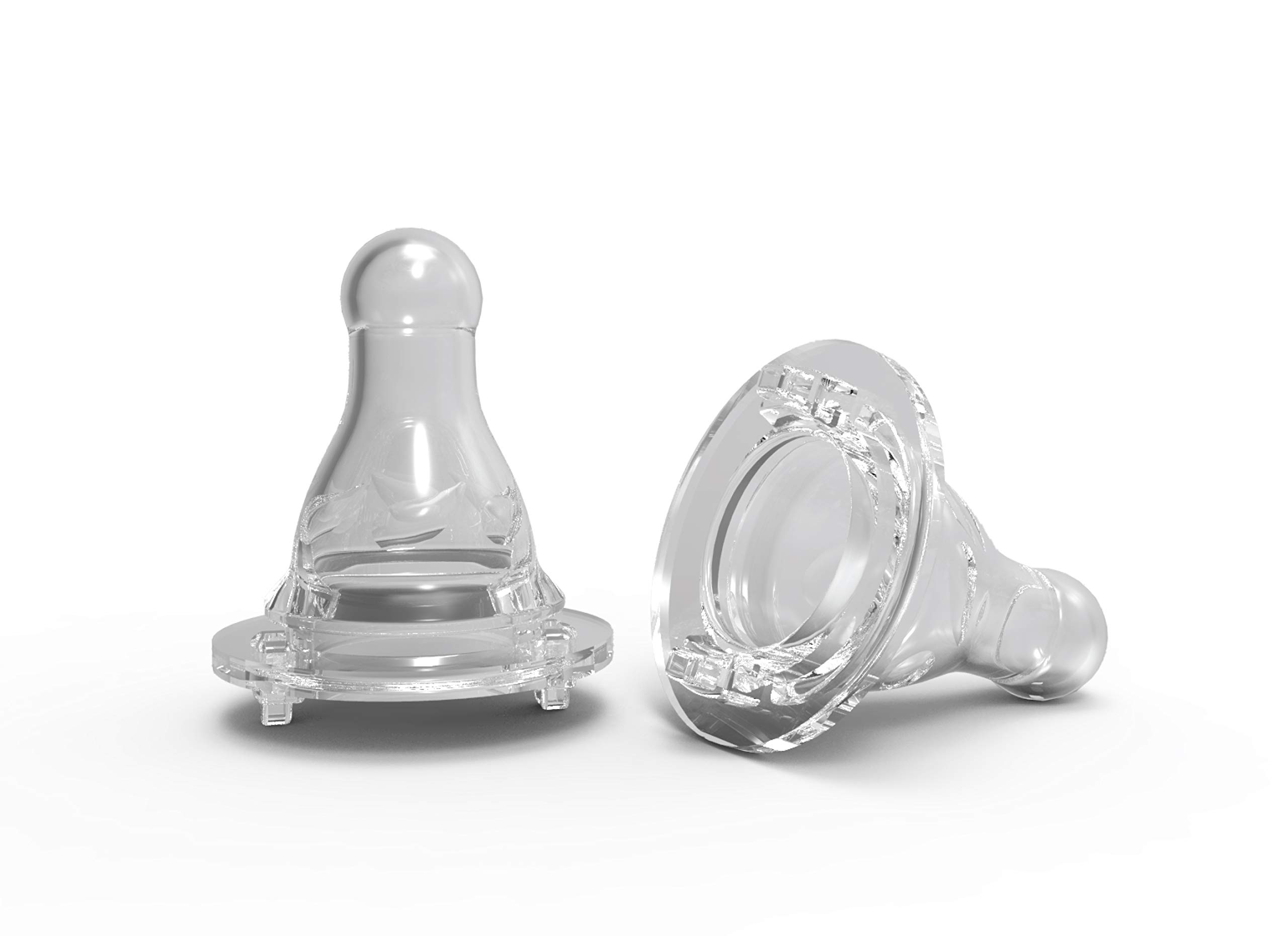 Avima Baby Silicone Nipples for Standard Neck Bottles, Medium Flow 3 Months+ (Set of 6)