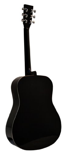 Huntington GA41PS-NT Acoustic Guitar Dreadnaught Steel String with 1 String Winder, 2 String Sets and 3 Premium Picks, Natural