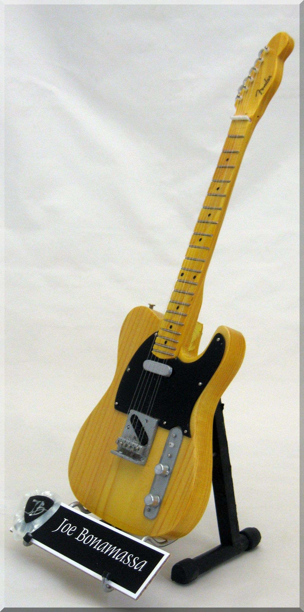 JOE BONAMASSA Miniature Guitar Telecaster with Guitar Pick