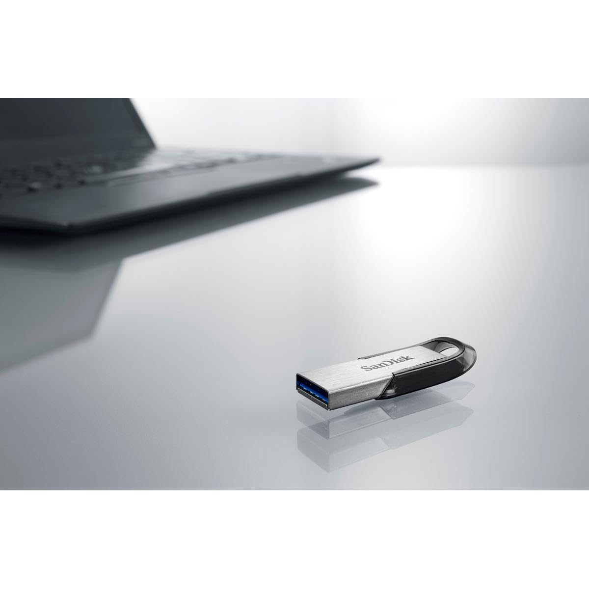 Sandisk Ultra Flair - USB Flash Drive - 128 GB - Silver