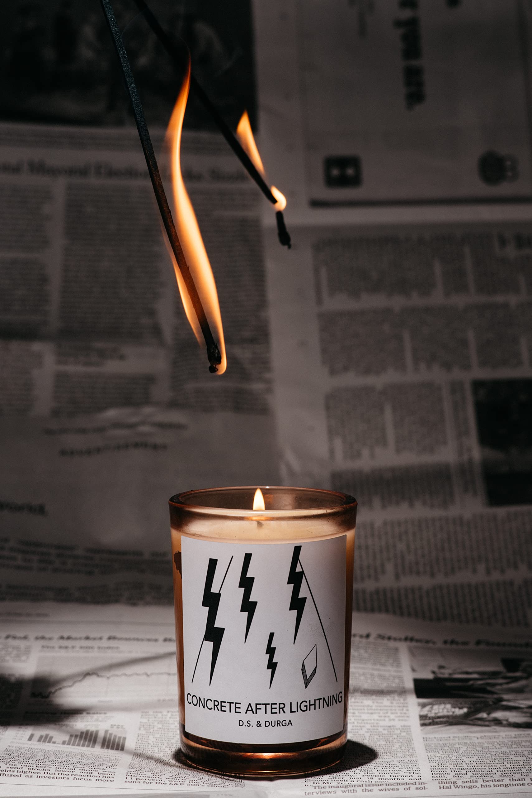 D.S. & Durga Concrete After Lightning by DS & Durga for Unisex - 7 oz Candle