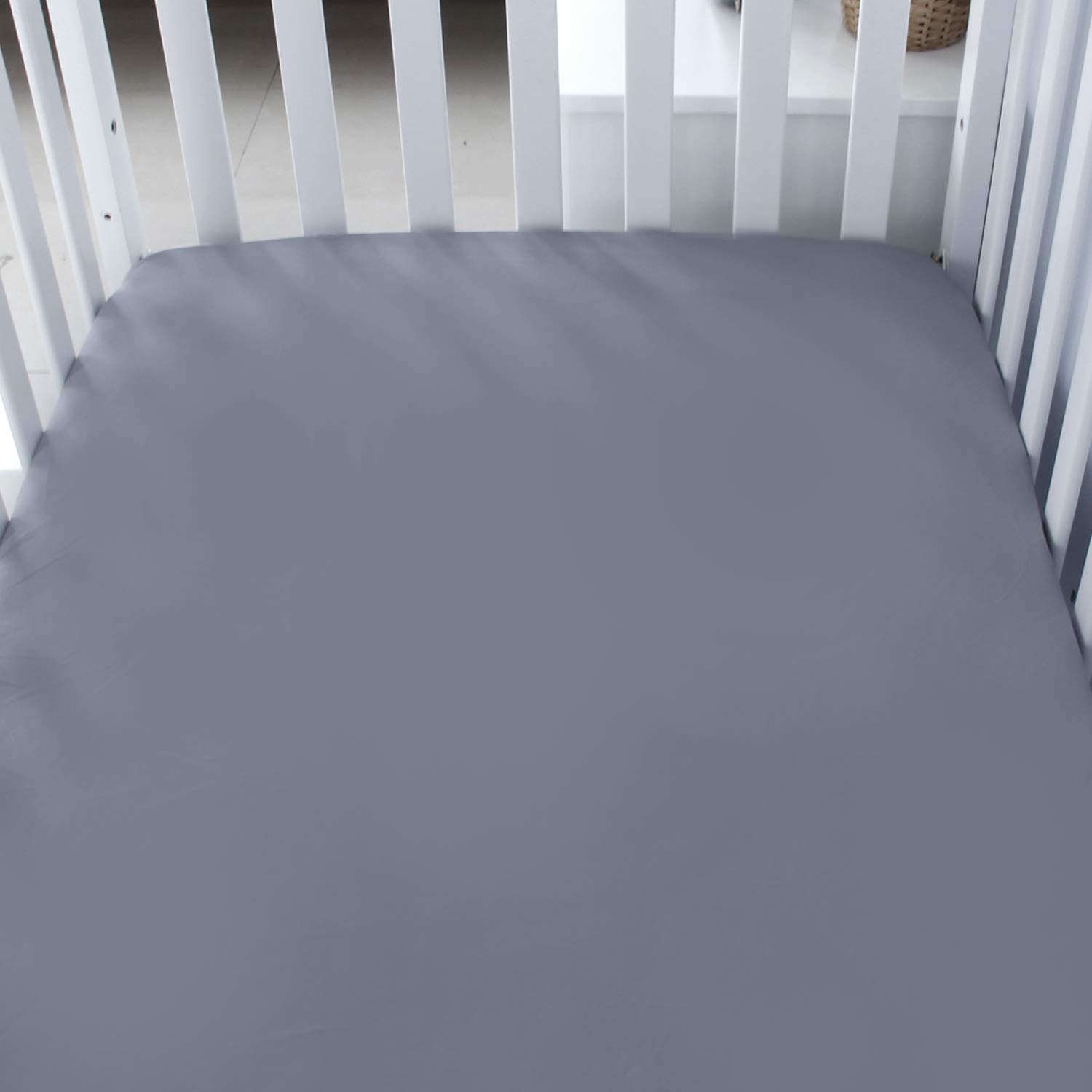 Crib Sheets & Crib Bed Skirt White Ruffled