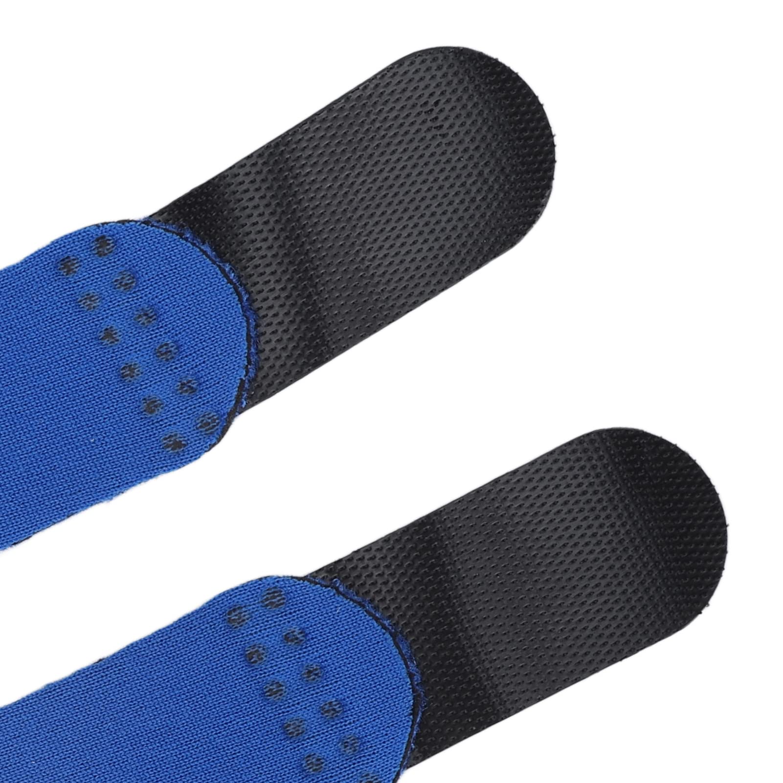 Bediffer Wrist Stabilizer, Blue Thumb Splint Brace Skin Friendly Comfortable Fixed Hook and Hoop Fasteners Multi Finger Universal for Skier for Overuse Injuries(Right Hand)