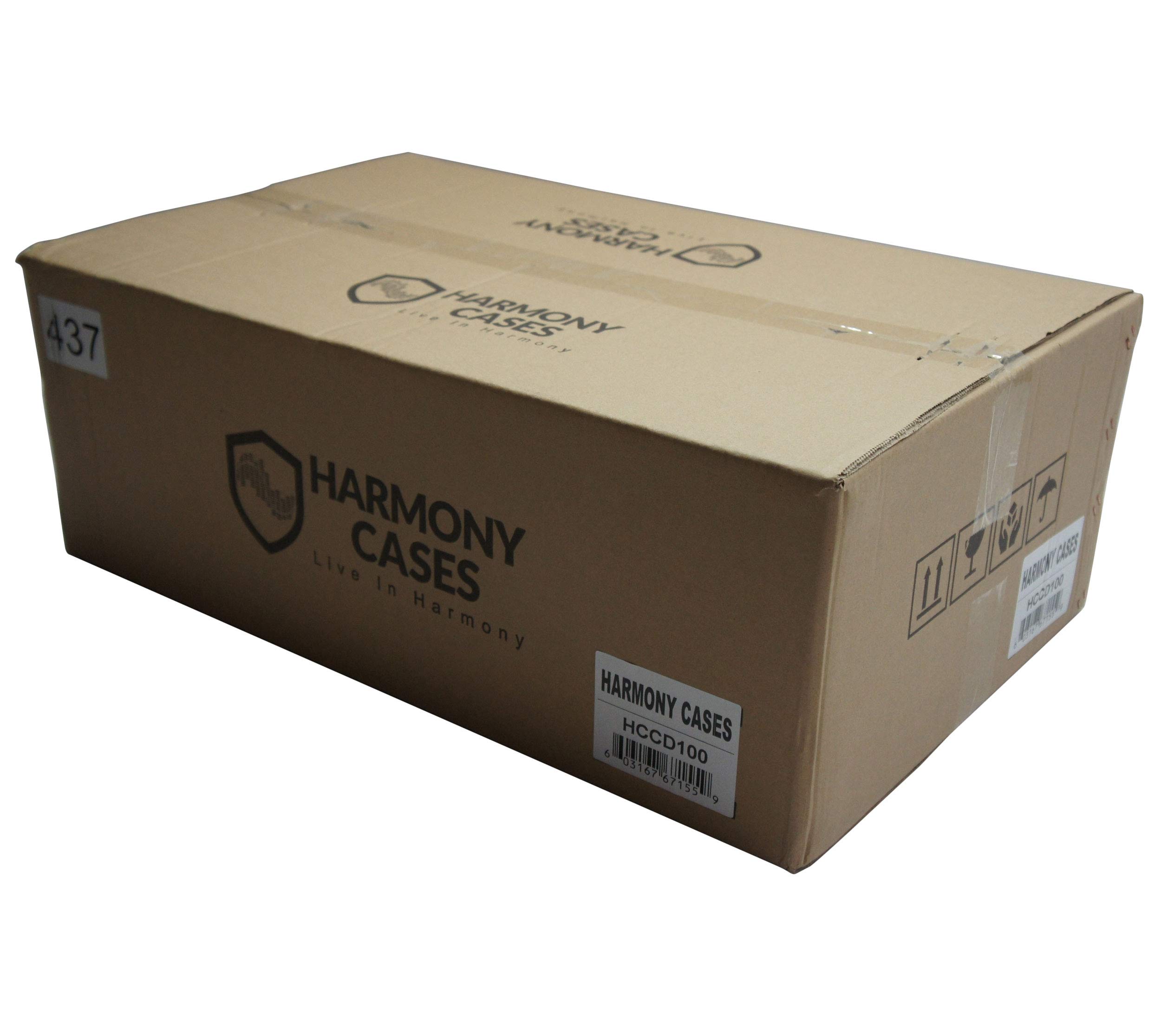 Harmony Audio HCCD100 100 Jewel or 300 Sleeve CD Transport Road Case New