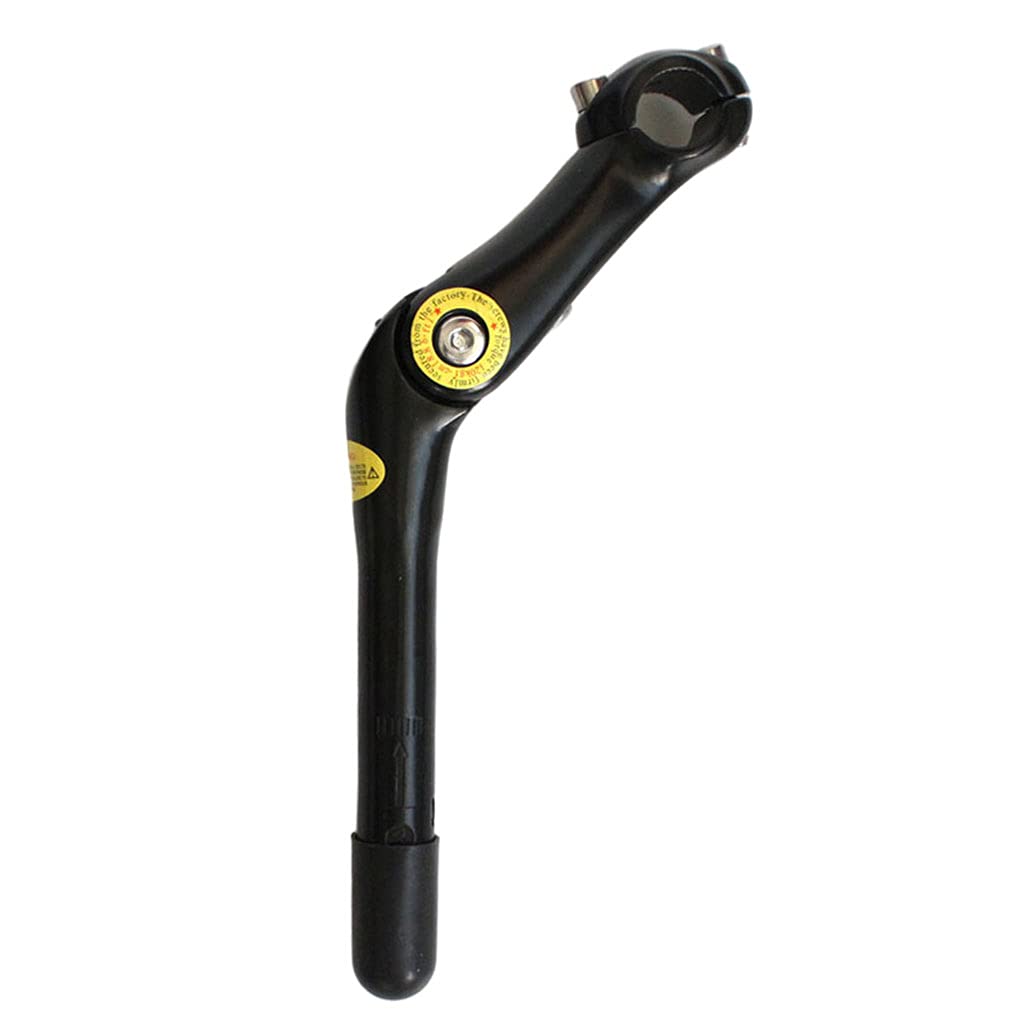 Bicycle Stem 25.4mm Stem 0-90 Degree Mountain Bike Adjustable Raise Handlebar Tube Folding Bike