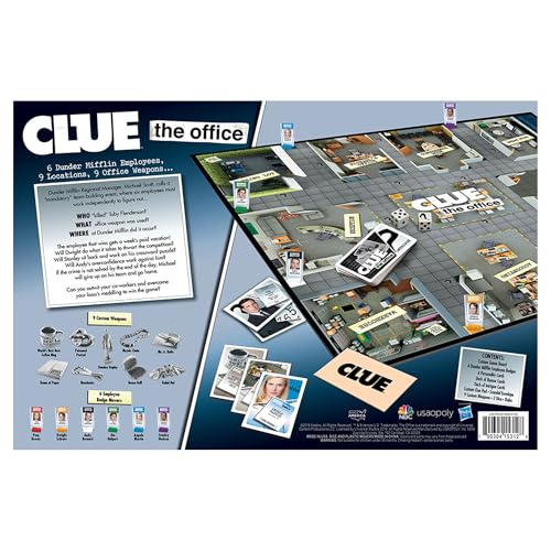 Hasbro CLUE: The Office Edition Board Game