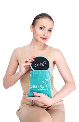 Ballet Turning Disc for Dancers, Gymnastics and Ice Skaters. Portable Turn Board for Dancing on Releve. Make Your Turns, Pirouette and Balance Better (Sky blue)