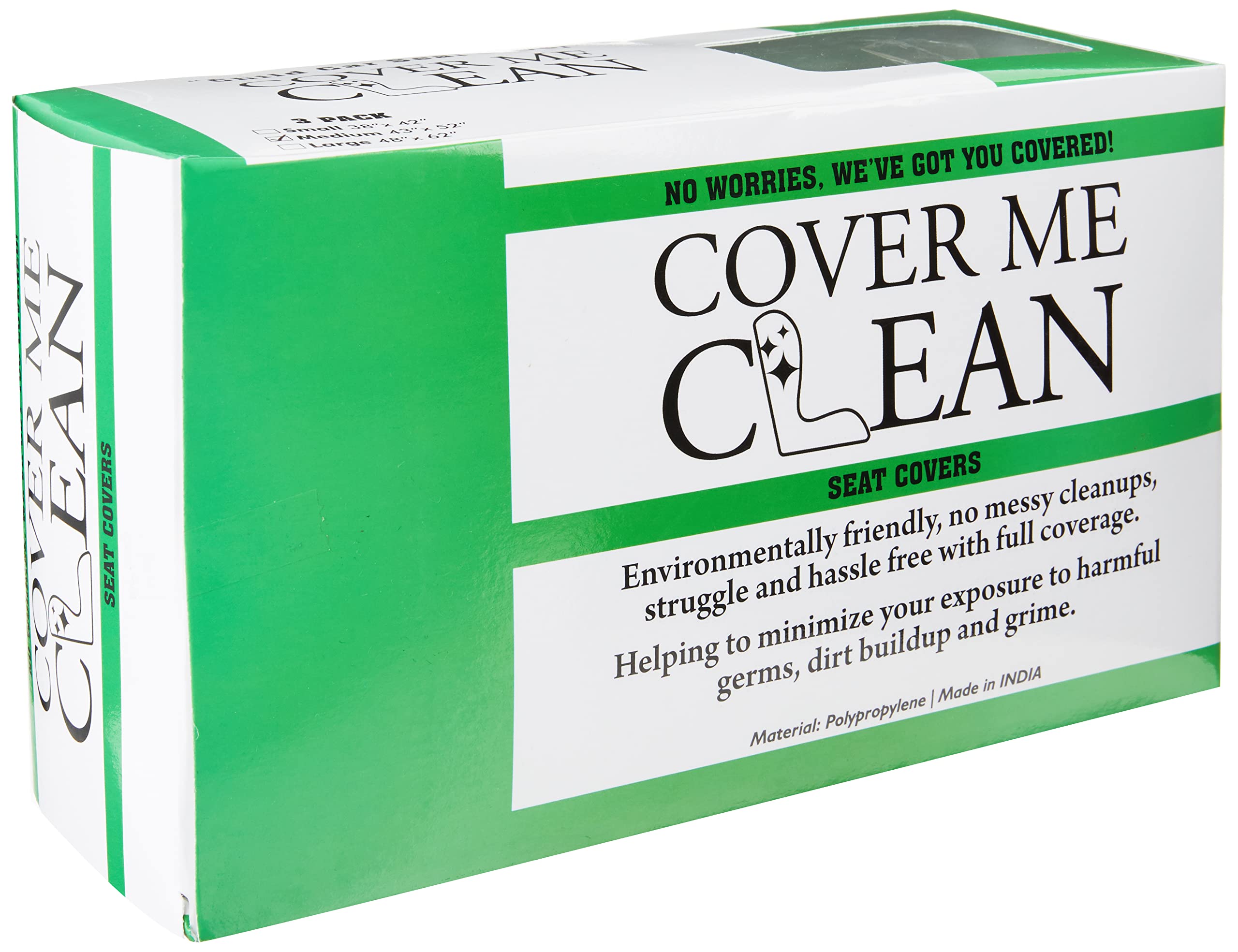 Disposable Child Car Seat Cover (Medium, Green) No Worries We've got You covered!