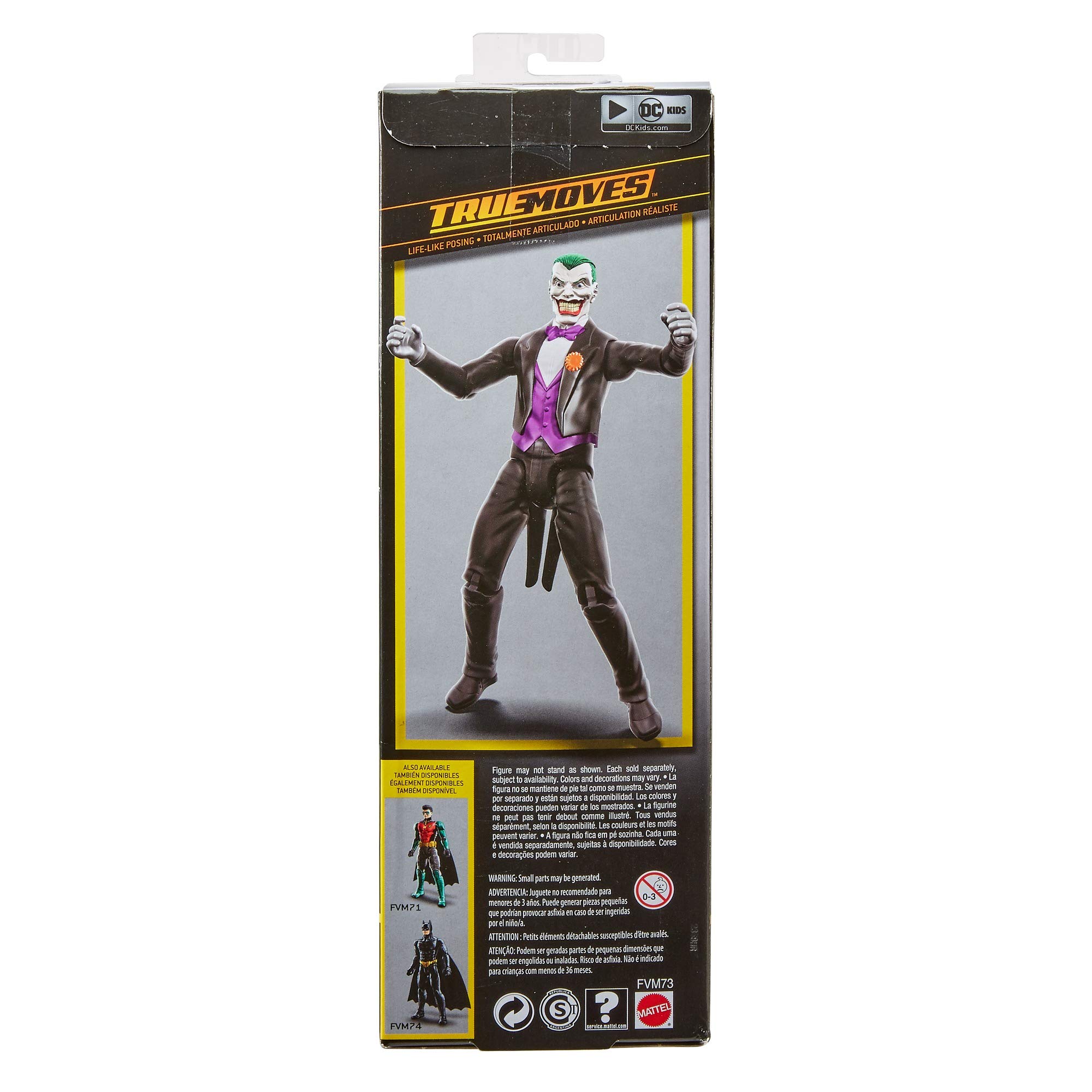 DC Comics Batman Missions True-Moves The Joker Figure