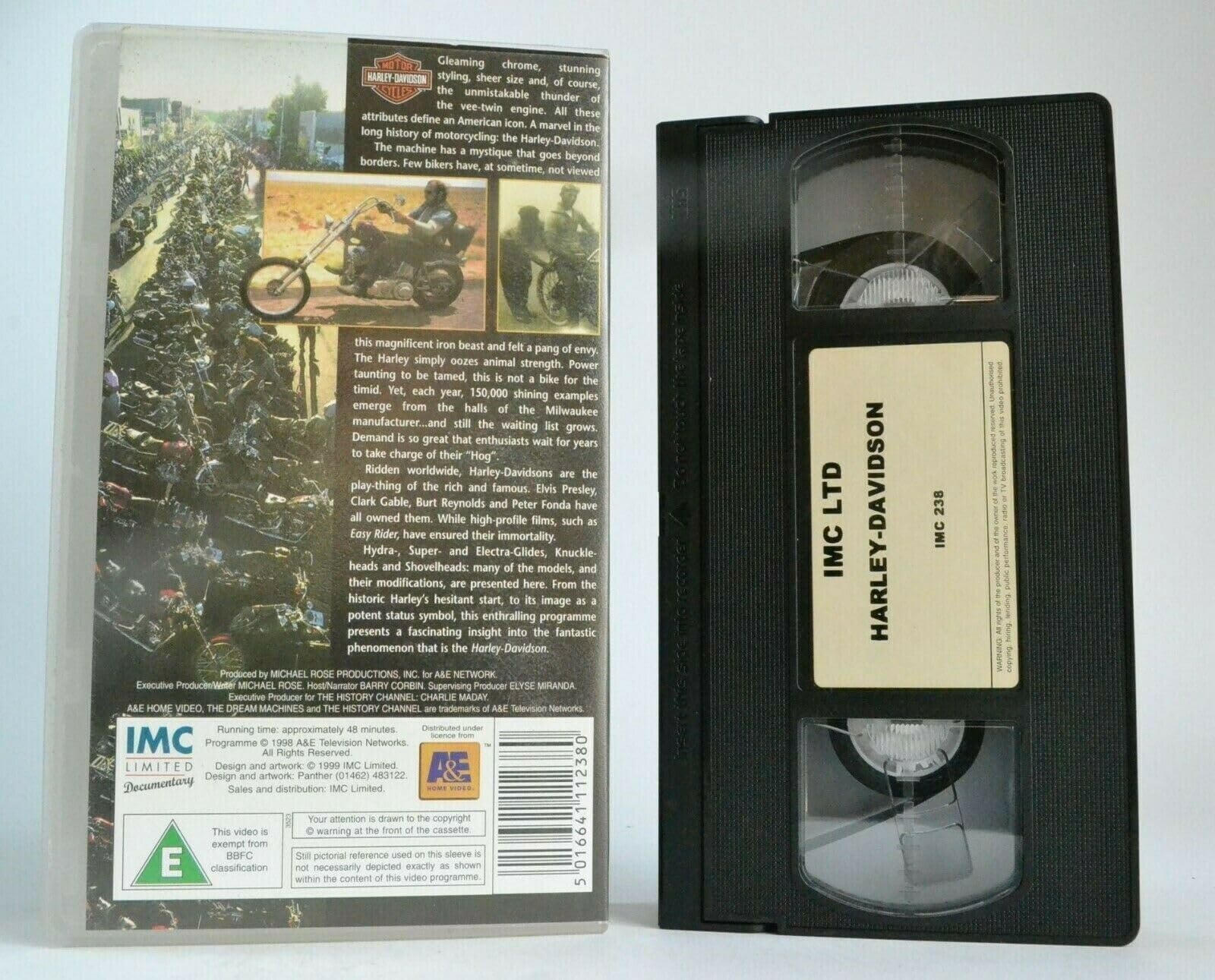 Harley Davidson: The Dream Machine - [Barry Corbin] - Motorcycling - Pal VHS
