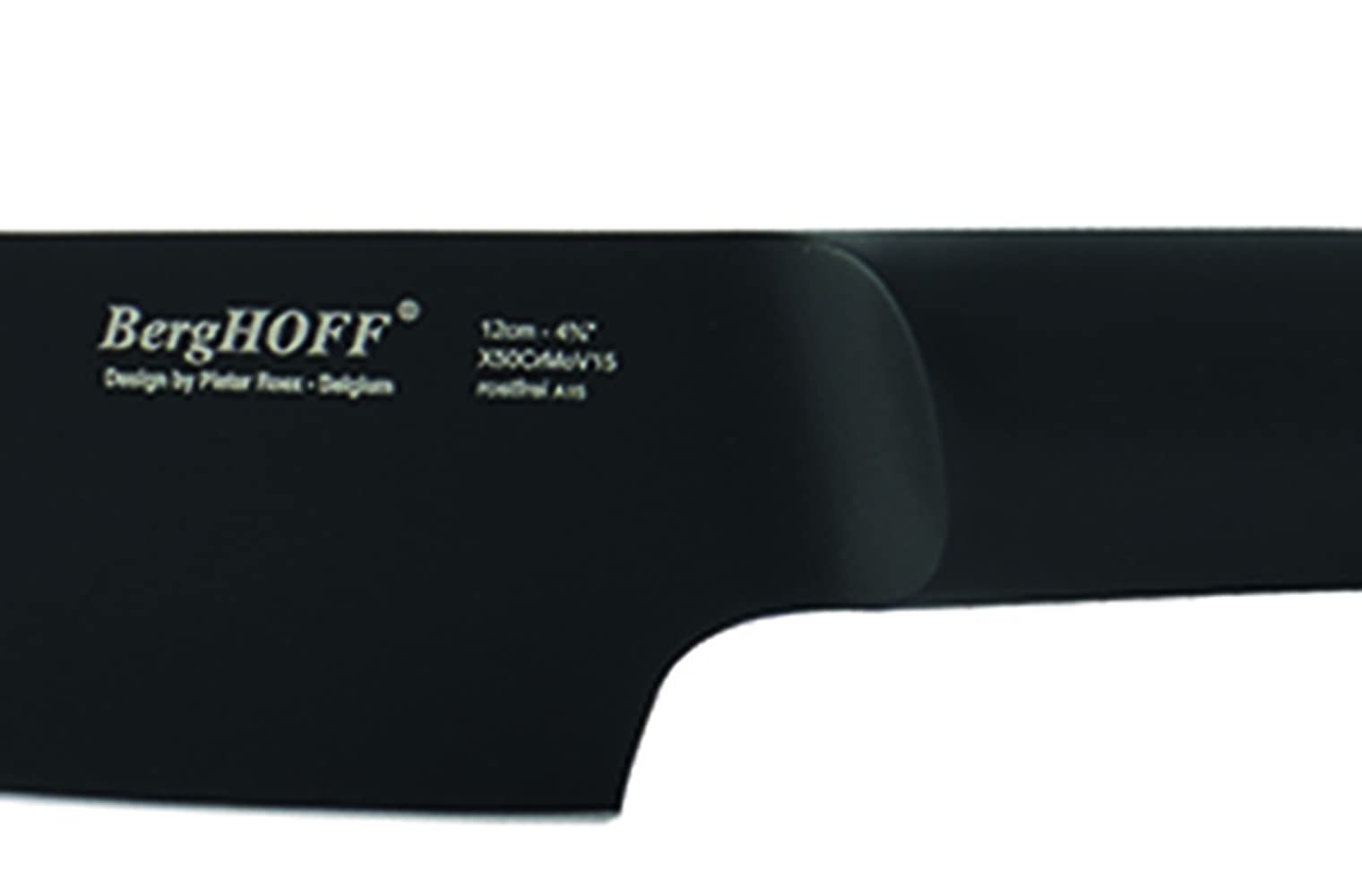 Berghoff RON Non-stick Vegetable Knife & Paring Knife Black Titanium PVD Coating Hollow Handle Sharp & Well Balanced Seamless Transition