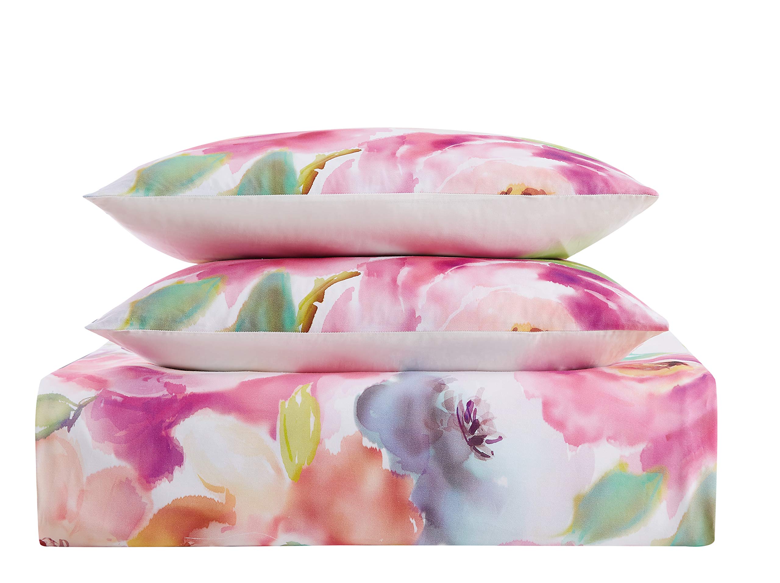Christian Siriano NY Spring Flowers 3 Piece Full/Queen Duvet Cover Set