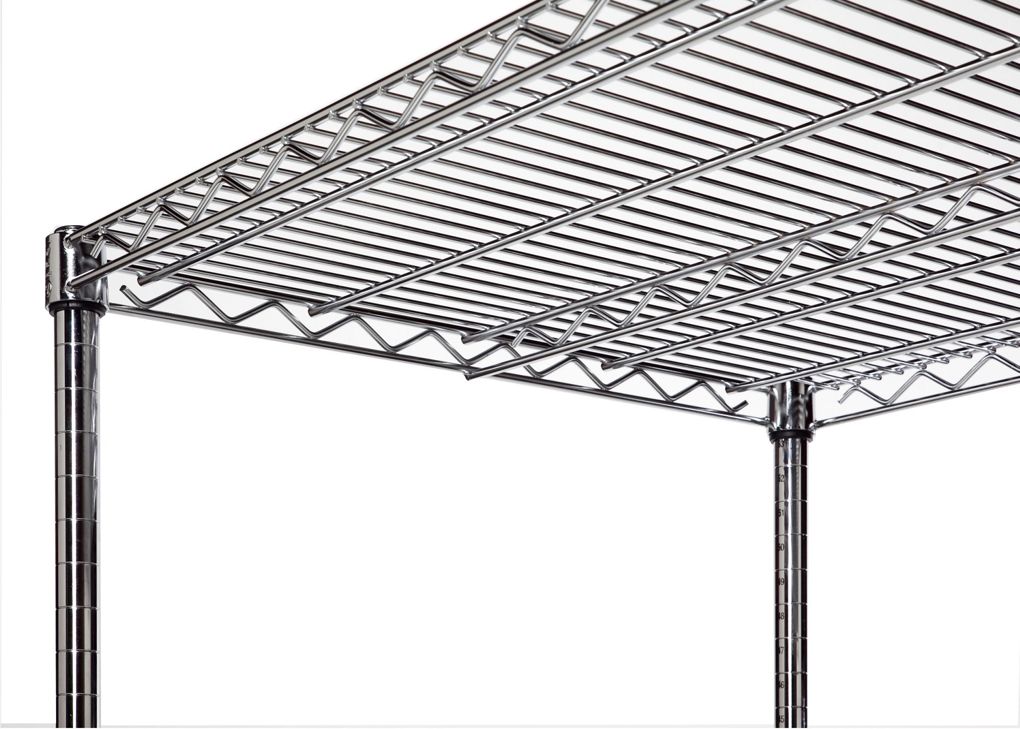 Tarrison Heavy Duty Wire Shelf, Chrome Finish, Silver (18L x 18W)