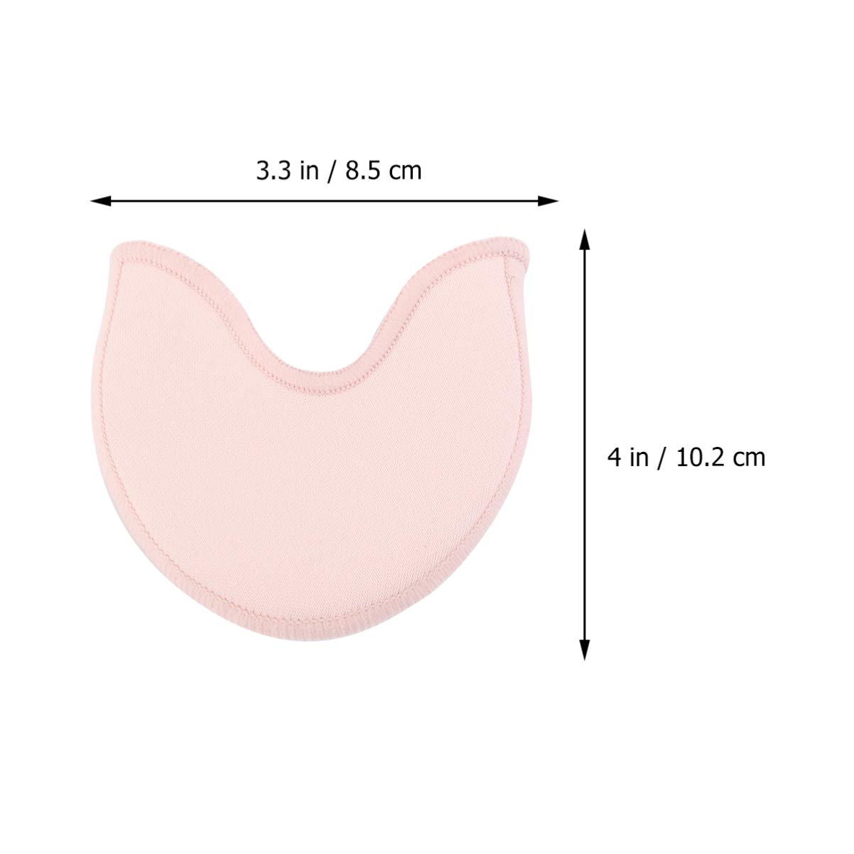 Ballet Toe Pads 2 Pairs Ballet Toes Pad Pointe Shoe Socks Silicone Toe Socks Toe Liner Socks Half Seamless Socks Metatarsal Pads for High Heel Dance Shoes Pink Toe Pointe Pads