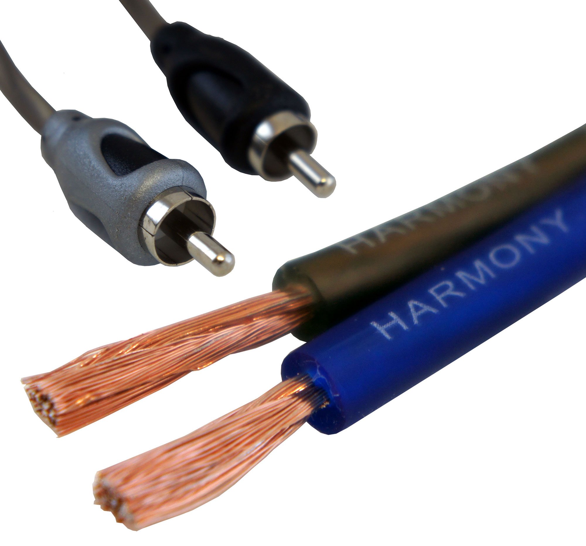 Harmony Audio HA-AK10 Car Stereo Complete 10 Gauge 600W Amp Amplifier Install Kit - Nickel Plated