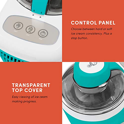 Mr. Freeze Self-Refrigerating Ice Cream Maker, Frozen Yogurt, Sorbet, Gelato Treat, 1.5-pint, EIM-700T
