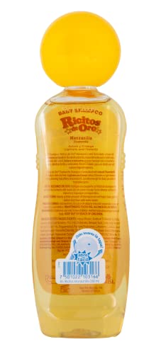 Ricitos de Oro Chamomile Manzanilla, Baby Shampoo, Hypoallergenic, 3 Pack, 8.4 FL Oz Bottles