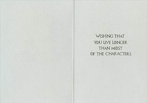 Designer Greetings Throne of Swords Funny/Humorous Birthday Card