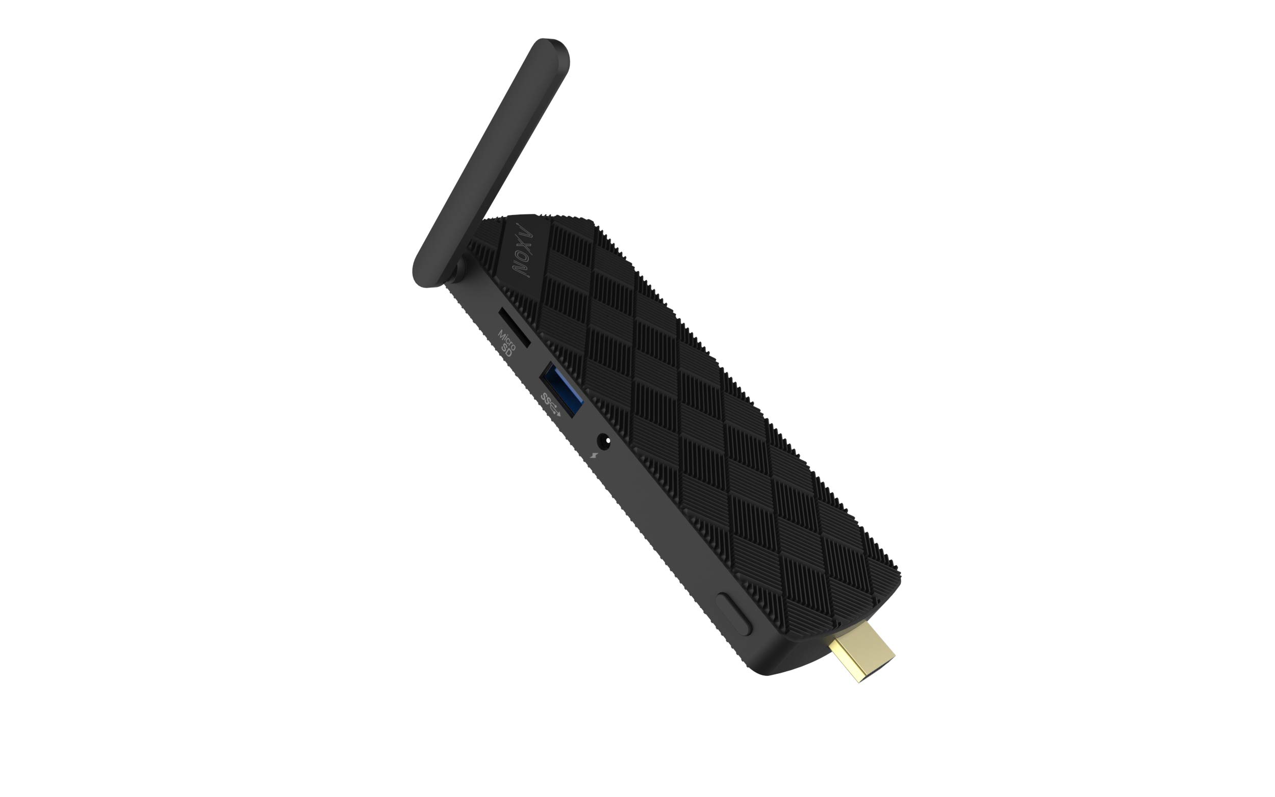 Axon Fanless Mini PC Stick, Intel Gemini Lake 41 Series Processor Windows 10 Pro 4 GB RAM + 64 GB eMMC Support 4K HD, 2.4/5G WiFi, BT 4.0
