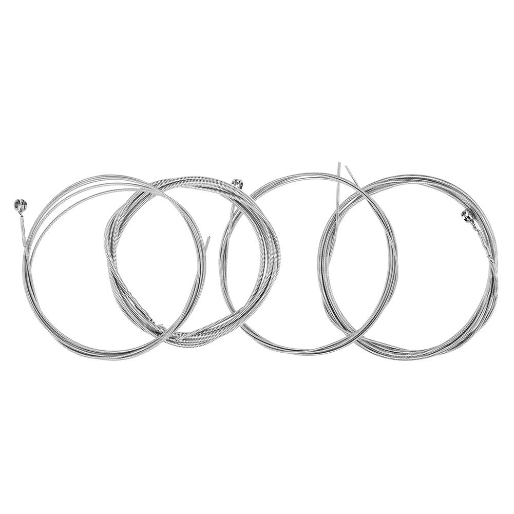 Electric Bass Strings 4 Set of Steel Plated Gauge Strings Bass Guitar Parts 1mm 1.4mm 2mm 2.5mm