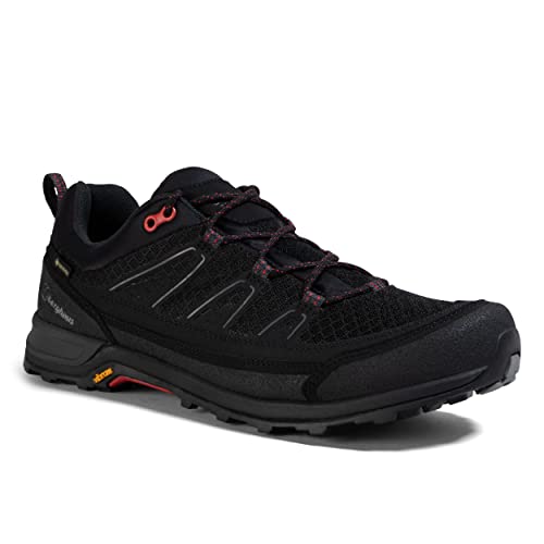 Berghaus Men's Low Rise Hiking Boots, Black Black Red B59, 40.5